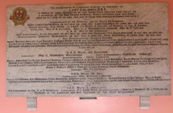 WW1 Hospital, Corsham Town Hall 1914-1918 | Corsham Civic Society